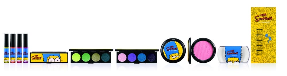 Maquillaje de Los Simpsons para MAC Cosmetics